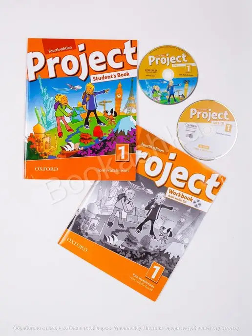 Комплект Project Level 1, Student`s book+Workbook+CD DVD Oxford