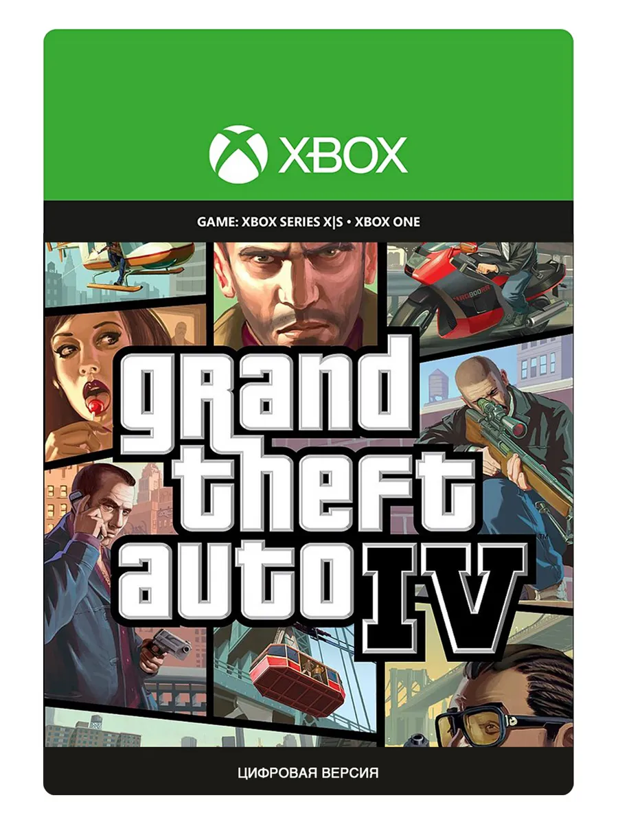 Grand Theft Auto IV GTA 4 Xbox Xbox 171494162 1 105 Wildberries