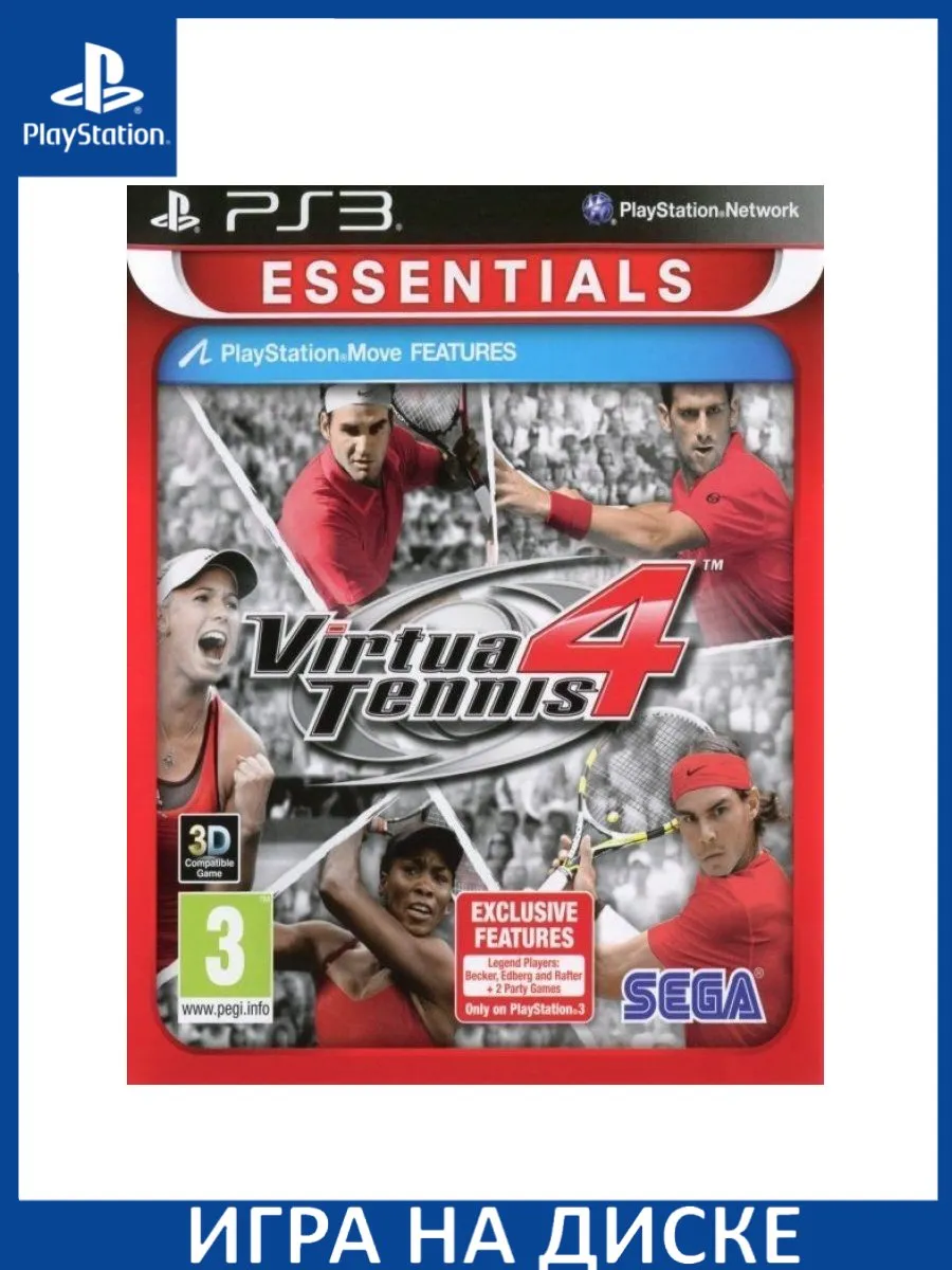 Virtua Tennis 4 PlayStation Move PS3 PS3 183422404 Wildberries