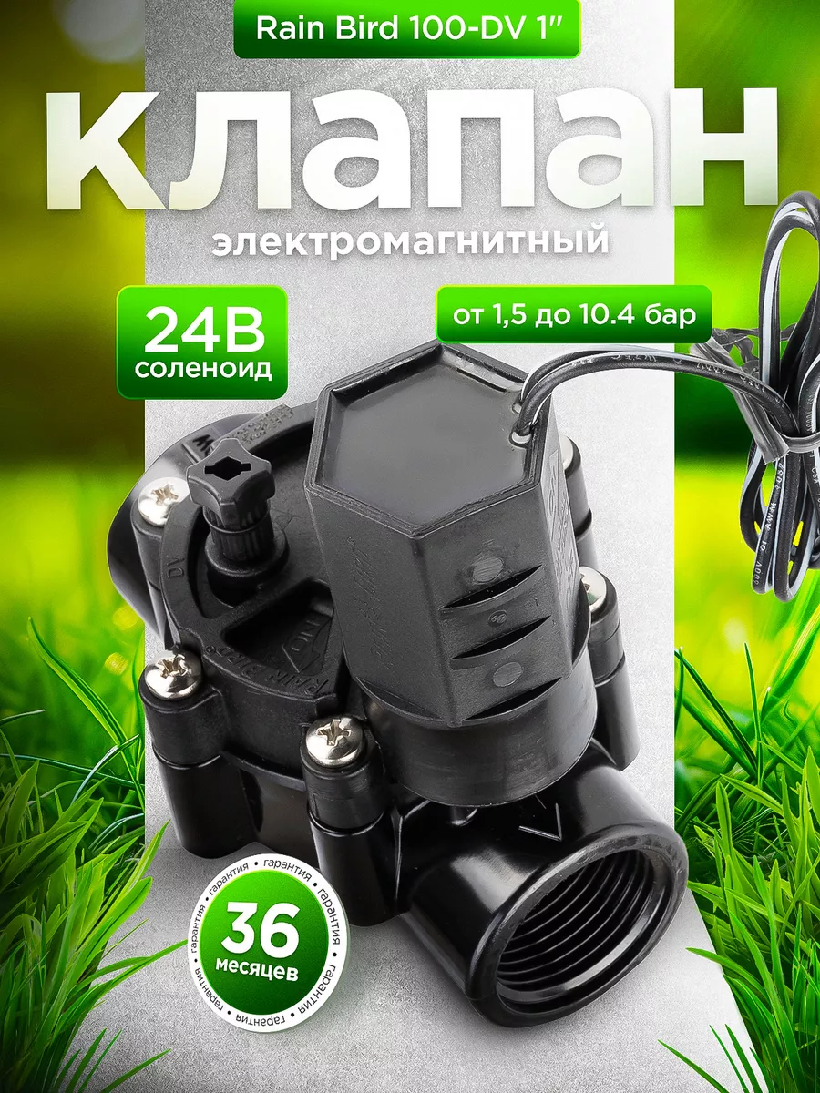 Rain Bird Электромагнитный клапан для автополива DV 100 1"